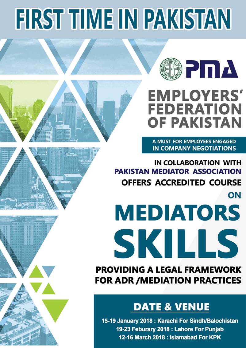 PMA Events - Pakistan Mediators Association